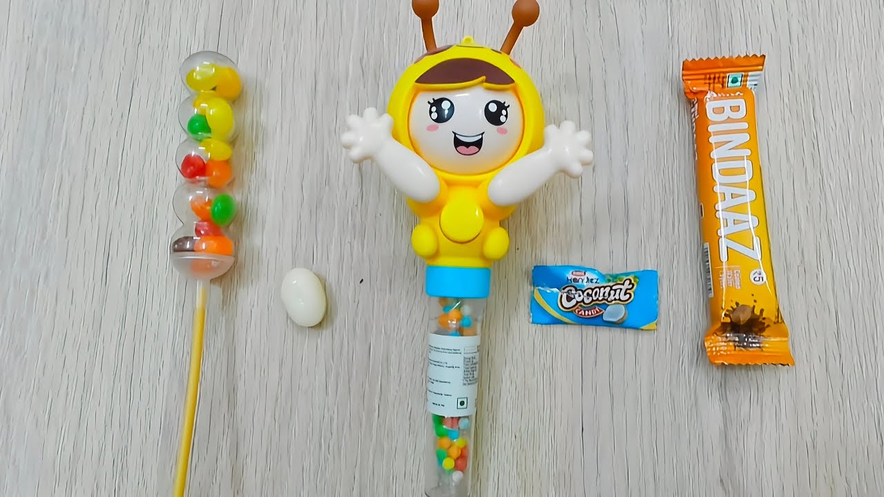 Satisfying Relaxing Video | Amul Bindaaz Chocolate Toy Candy Sweets Lollipop Candy Unwrapping 36 ...