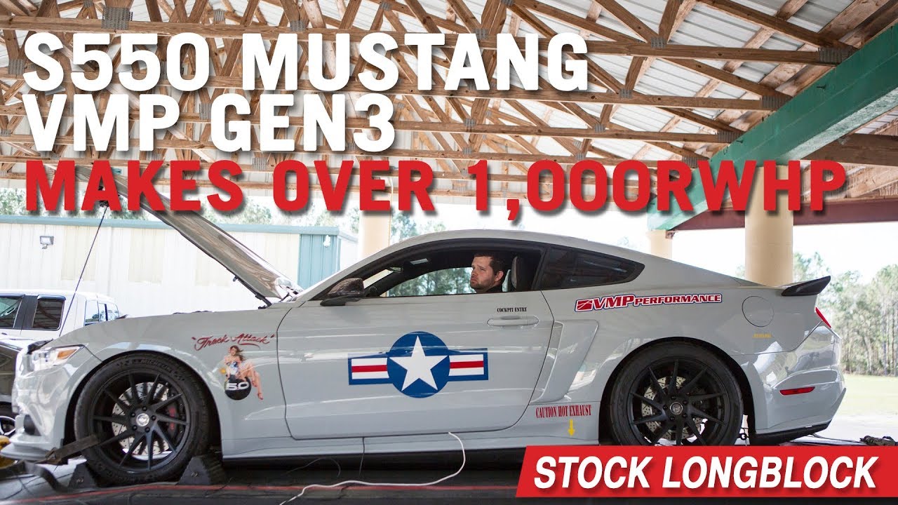 VMP Performance | Ford Mustang w/ VMP GEN 3 Makes 1,000RWHP - YouTube