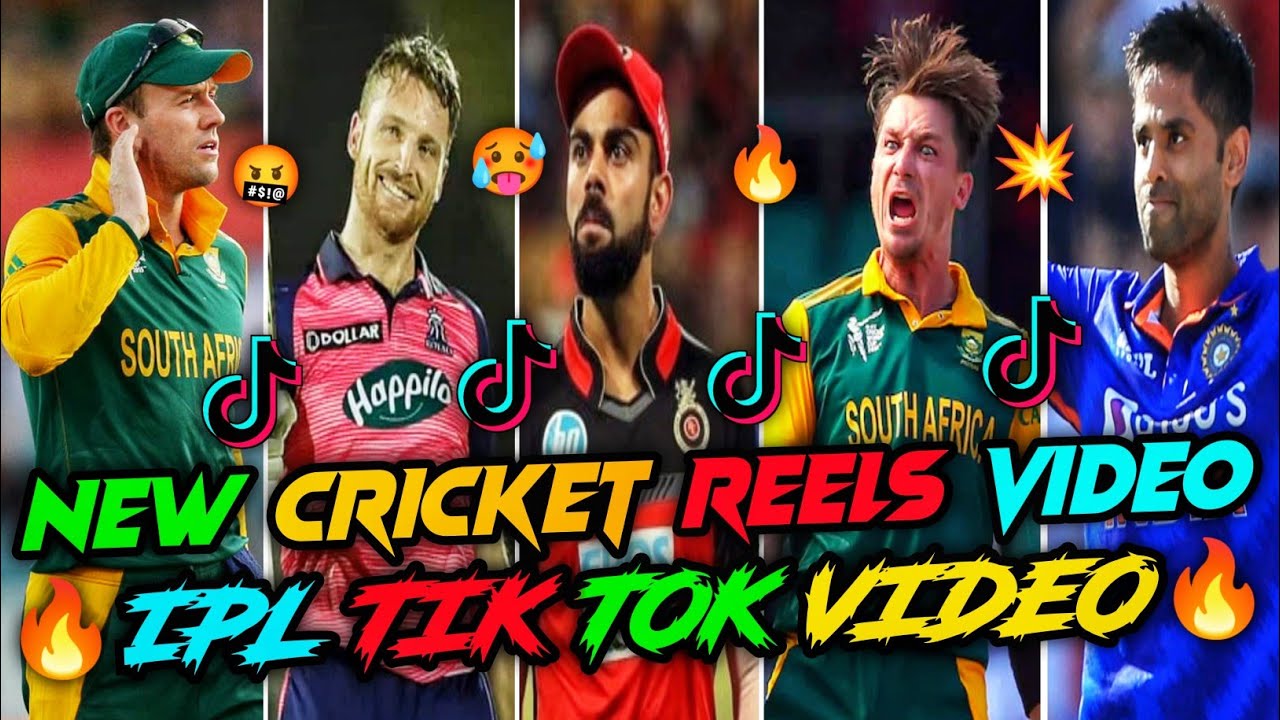 cricket tik tok video [2022]🎉|| ipl tik tok video💥|| cricket reels ...