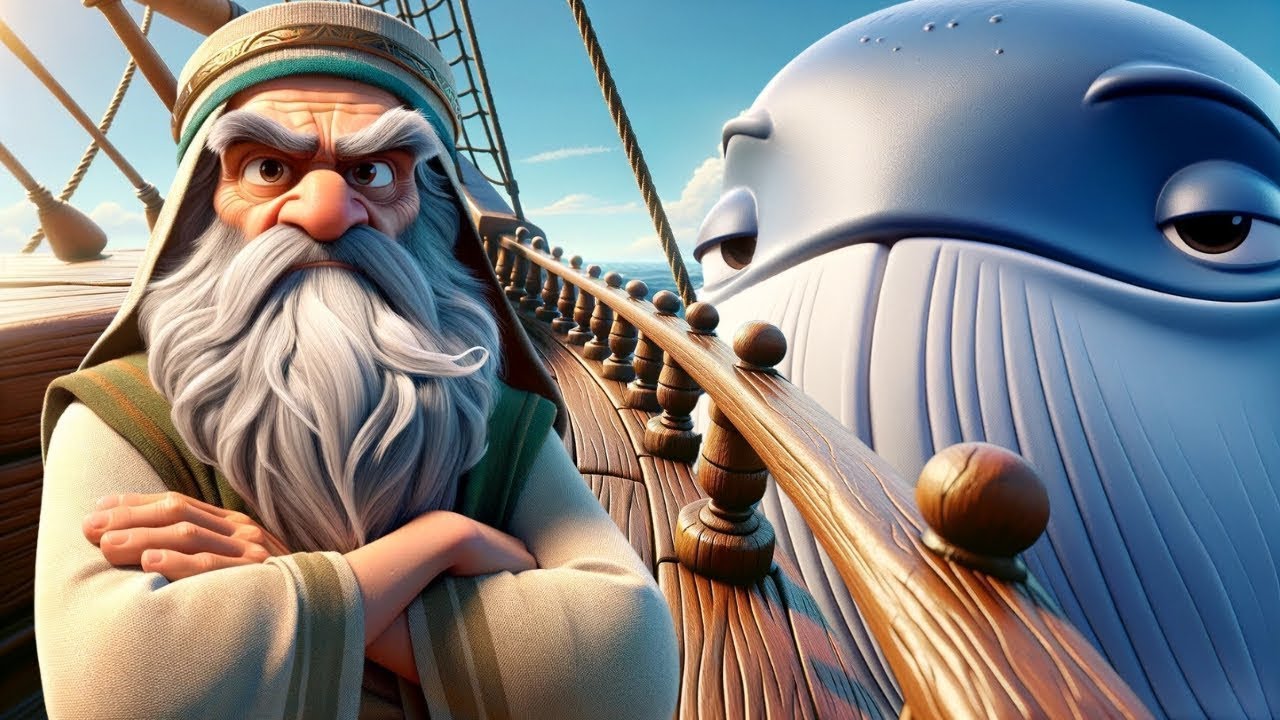 Jonah& The whale Ai Animation#trending #viral #ai #aivideoart #aiviral ...