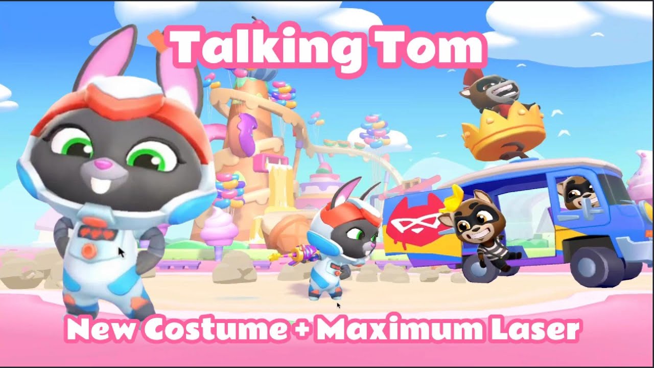 🔥 Talking Tom’s NEW Costume & MAXIMUM LASER! 💥😹 - YouTube