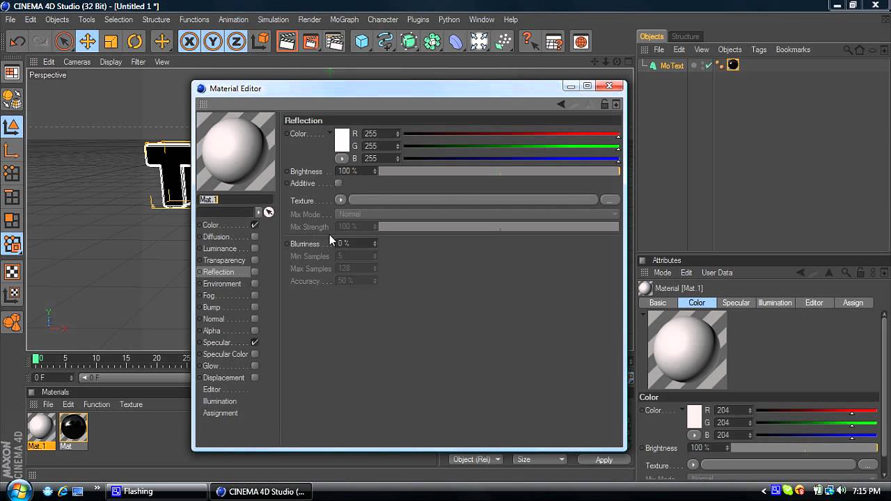 Cinema 4D - How to Add Outline to Text Tutorial [HD] - YouTube