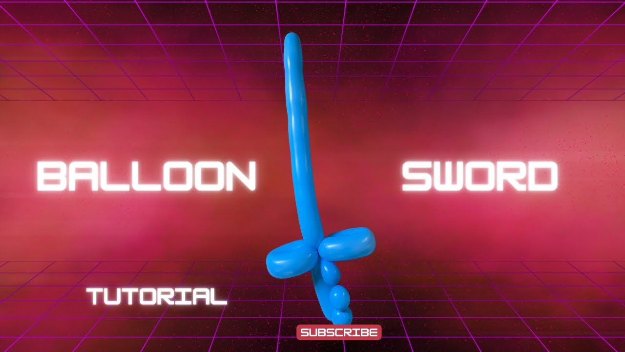 Balloon Sword (How to make) #Sword figuras en globos. - YouTube