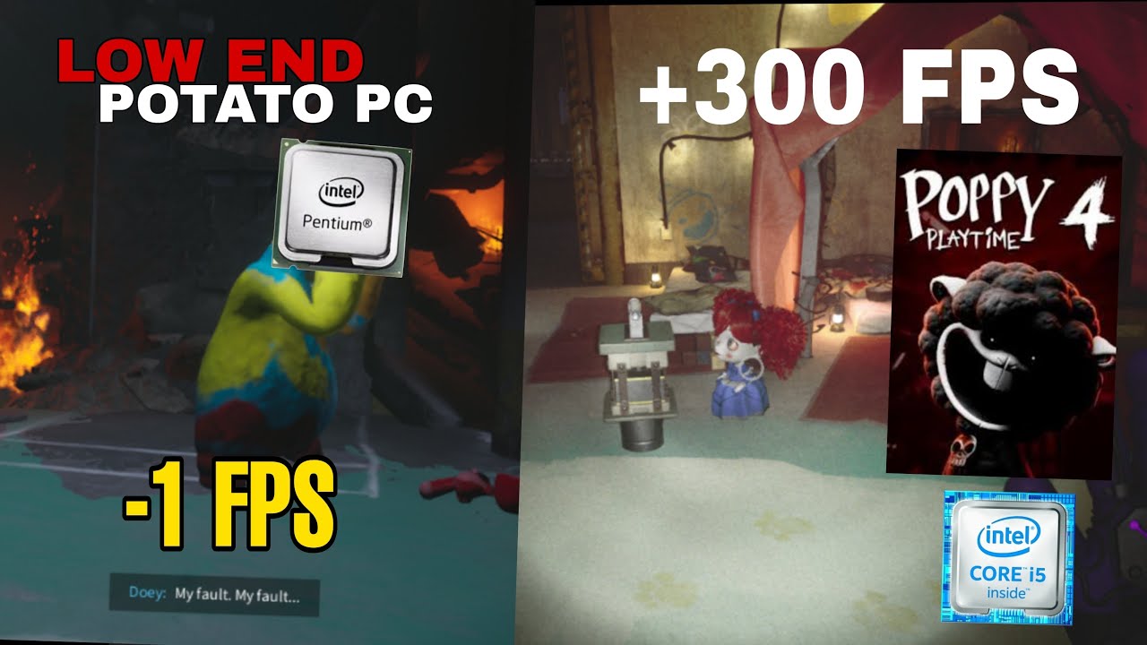 Poppy Playtime Chapter 4 on Low End PC | NO Graphics Card | i3 | due ...