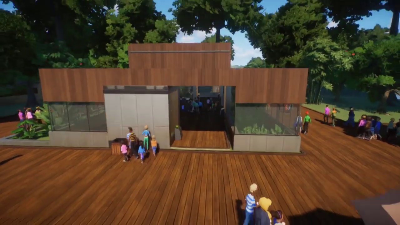 Planet Zoo, Tropicano 8 - Bongo habitat and reptile house 2 - YouTube