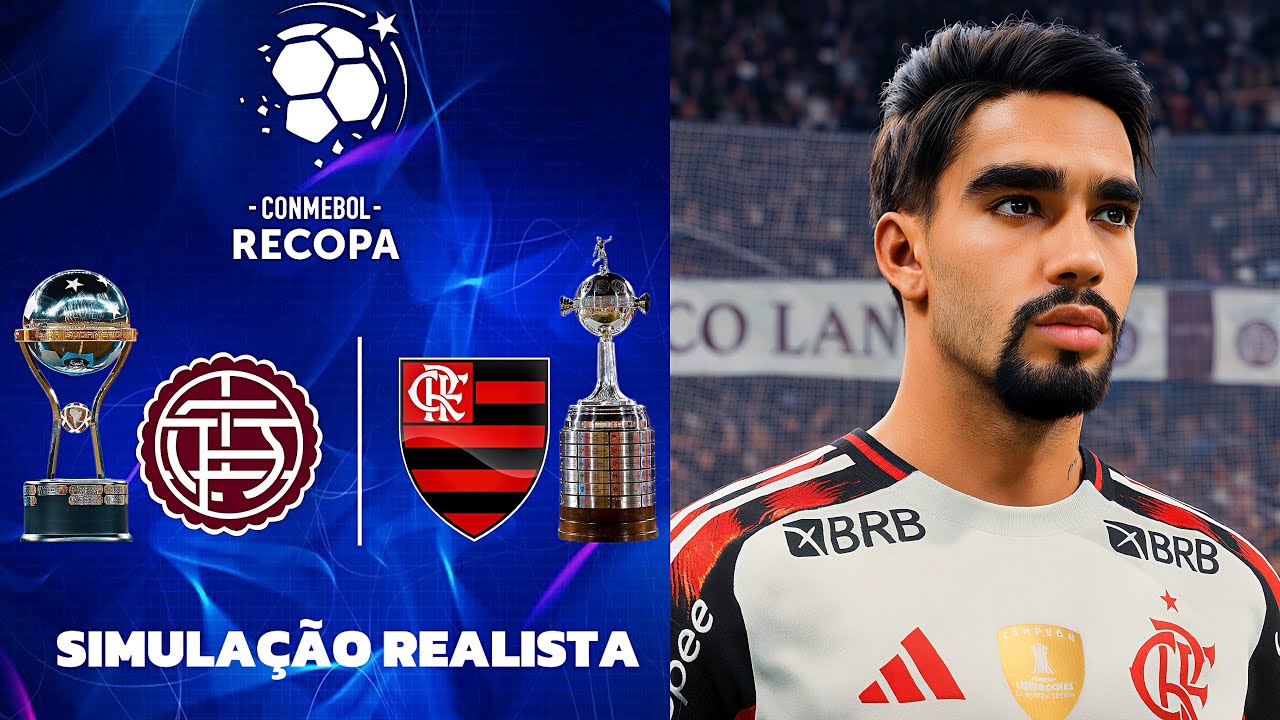 FC 26 4K - Lanus vs Flamengo | Recopa Sul-americana 2026 | Simulação ...
