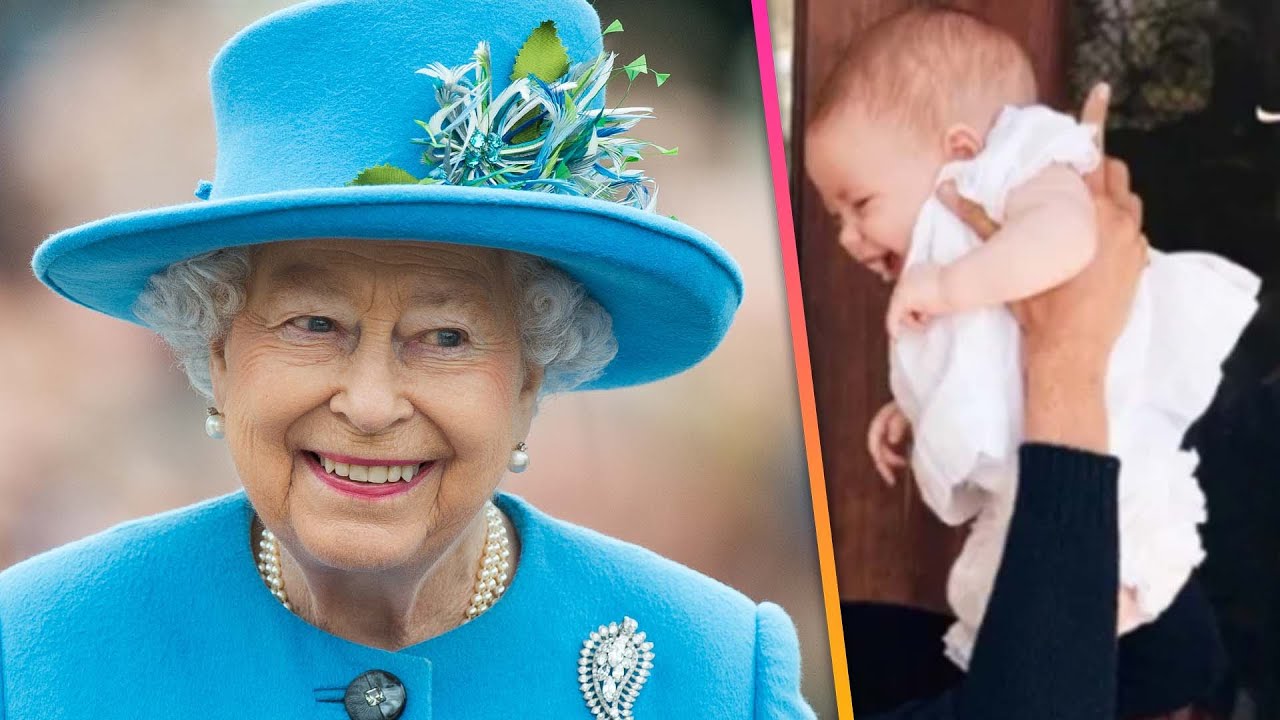 Queen Elizabeth FINALLY Meets Baby Lilibet - YouTube