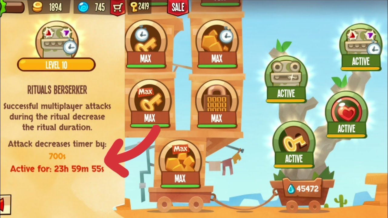 Tree maxed out + Boost / King Of Thieves - YouTube