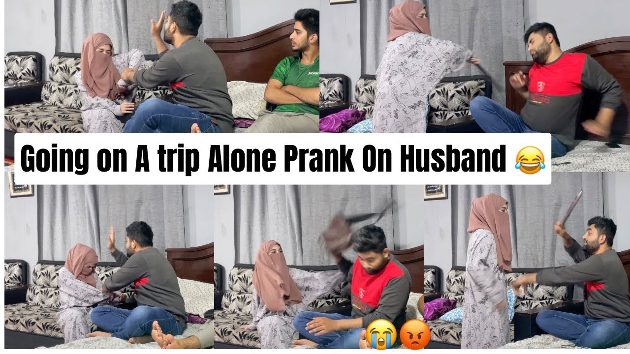 Going On A Trip Alone Prank on Husband😂 Gone Wrong | Hilarious Reaction ...