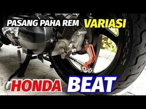 PASANG PAHA || TUAS REM SCARLET RACING HONDA BEAT - YouTube