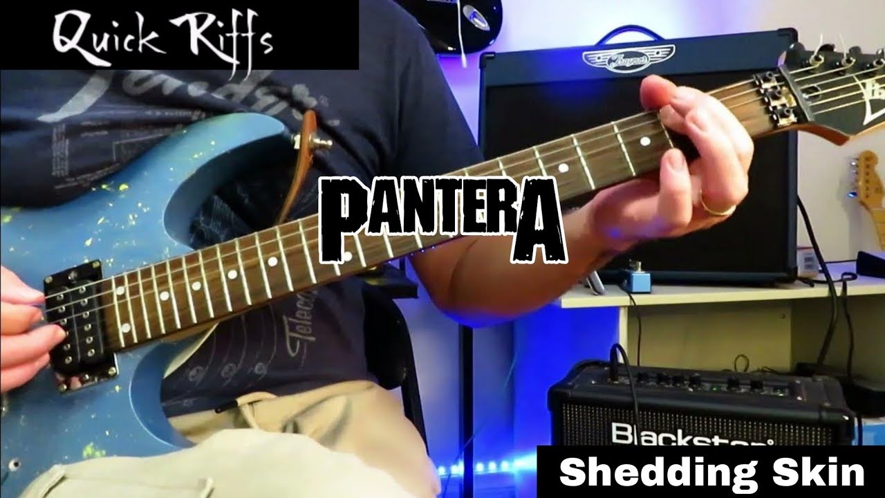 Quick Riffs - SHEDDING SKIN - Pantera. Guitar Lesson / Tutorial. - YouTube