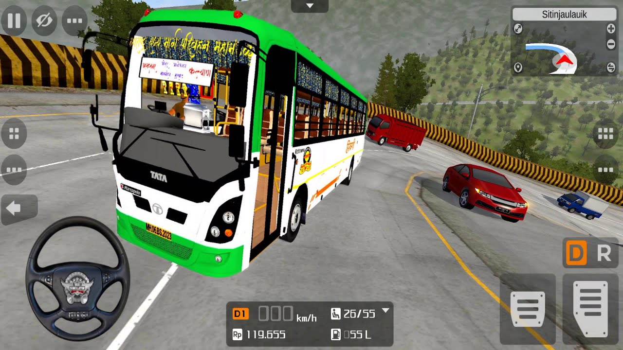 Download Msrtc Hirkani Bus Mod for Bussid | BUSSID - Bus Simulator ...