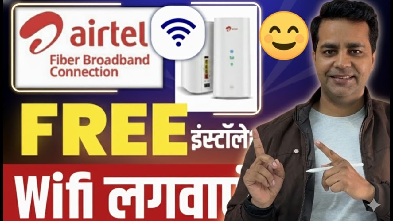 How to Get Airtel WiFi Connection at Home | Airtel Ka WiFi Kaise ...