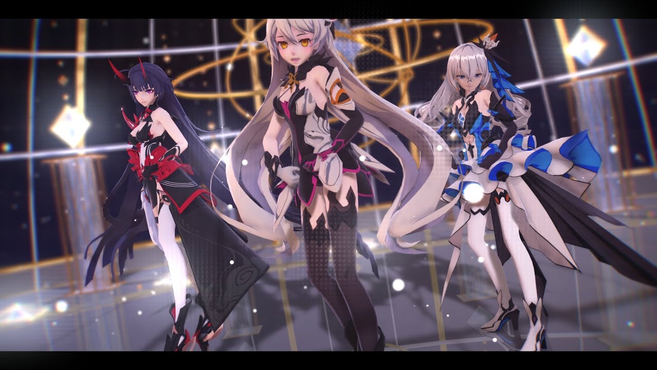 【MMD x Honkai Impact 3rd】EVERGLOW - Adios 【Herrscher trio】(HD 60FPS ...
