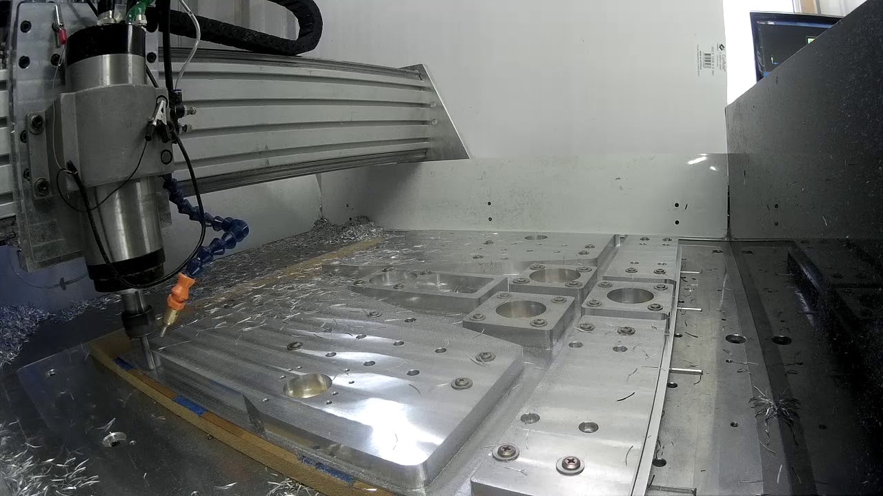 Nighthawk Adaptive contour 8mm single flute 20000rpm 850mm/min feed ...