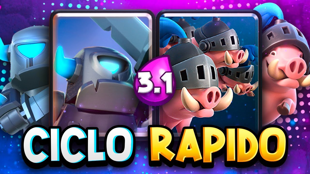 ¡EL MEJOR CICLO RÁPIDO DE PUERCOS PARA SUBIR COPAS! 3.1 ELIXIR | MAZO TOP MUNDIAL CLASH ROYALE ...