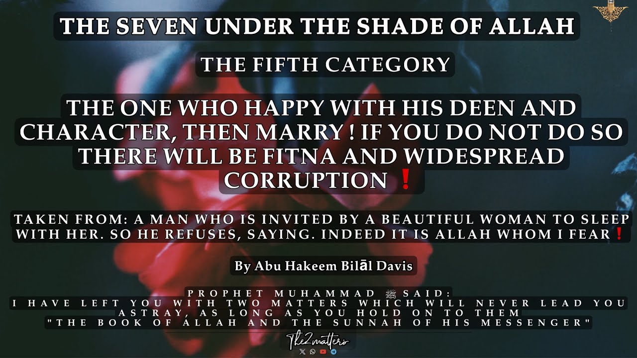 Whose religion and character you are pleased with comes to you then ...