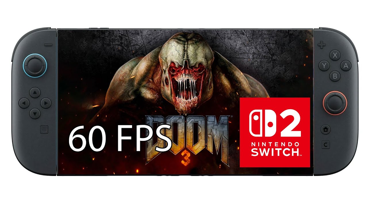 Doom 3 - Switch 2 performance test - YouTube