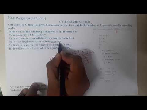 GATE CSE 2014 SET 3 Q 42 || Trees ||Data Structure || GATE Insights Version: CSE - YouTube