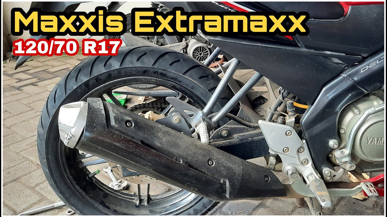 Vixion New Pasang Ban Maxxis extramaxx 120/70 R17 - YouTube