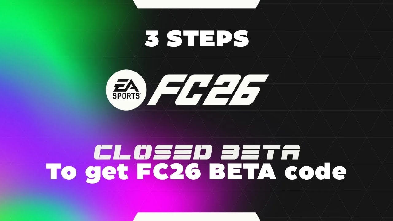 How to play FC26 early | 3 steps to get FC26 BETA code - YouTube