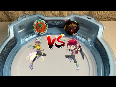 QUADRA VS BEL = Beyblade Burst Twisted Pandora Evasive P8 VS Divine Evo ...