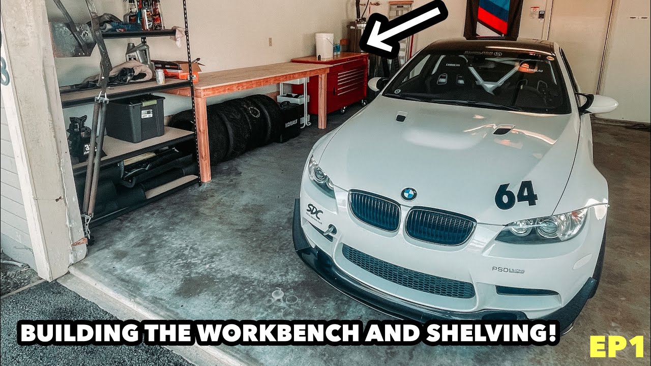 BUILDING THE ULTIMATE BUDGET RACECAR GARAGE!! - YouTube