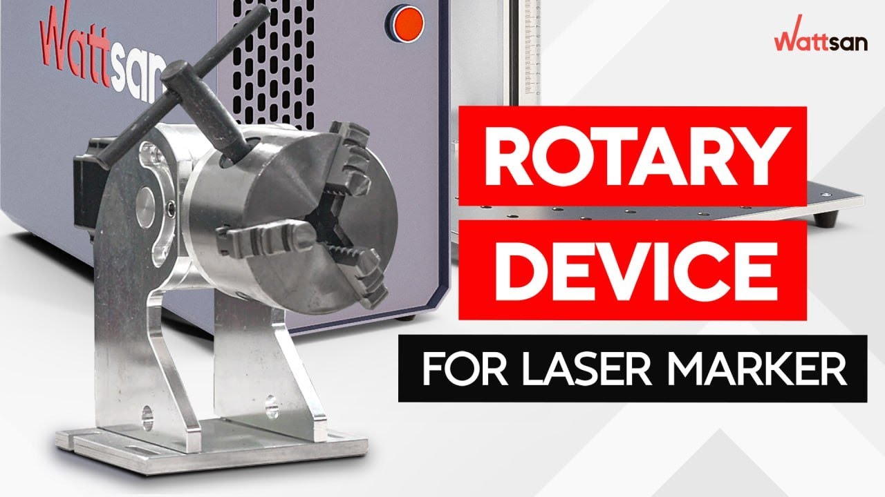 HOW TO USE ROTARY DEVICE for LASER MARKER / WATTSAN FL TT - YouTube