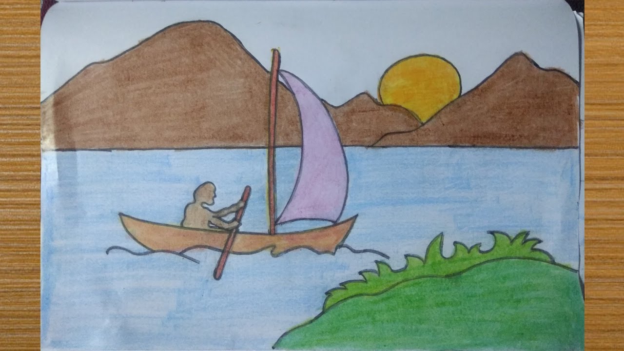 How to Draw a Nature | Create Its Simple | Nature Drawing - YouTube