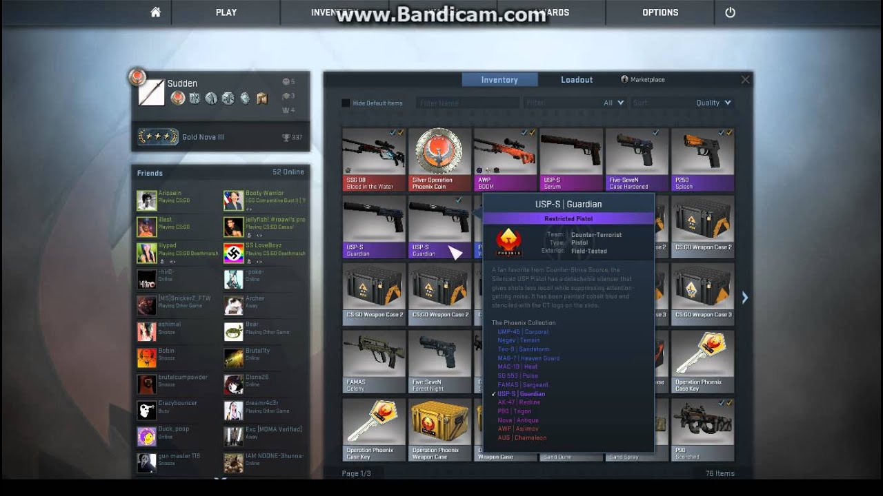 CSGO Phoenix case opening - YouTube