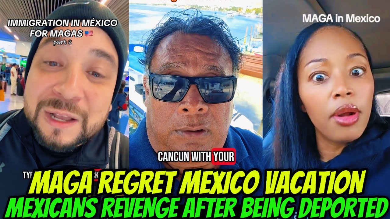 MAGA Wear Their 'MAGA' Hats In Mexico After Voting To Deport Mexicans ...