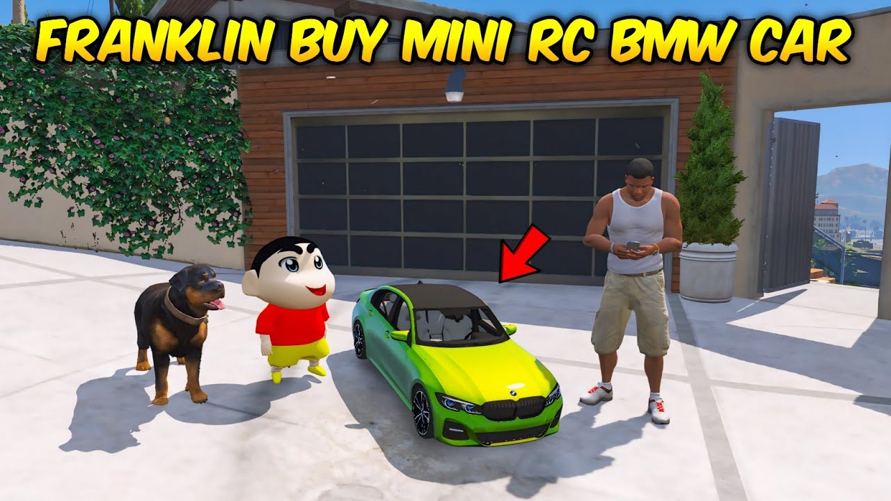 Sinchan & Franklin Buy Mini RC BMW Car for Shinchan in Gta 5 - YouTube