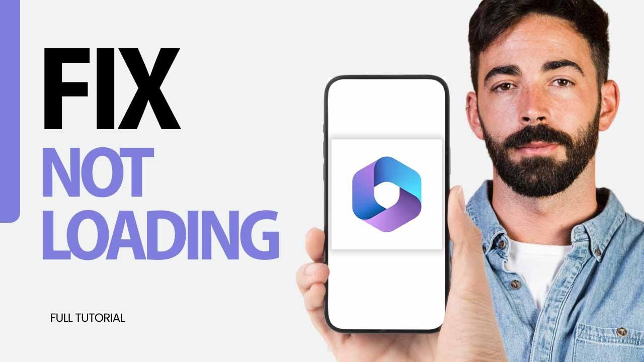 How To Fix Not Loading On Microsoft 365 Office App 2024 - YouTube