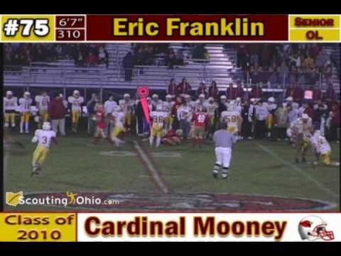 Eric Franklin - Cardinal Mooney football - YouTube