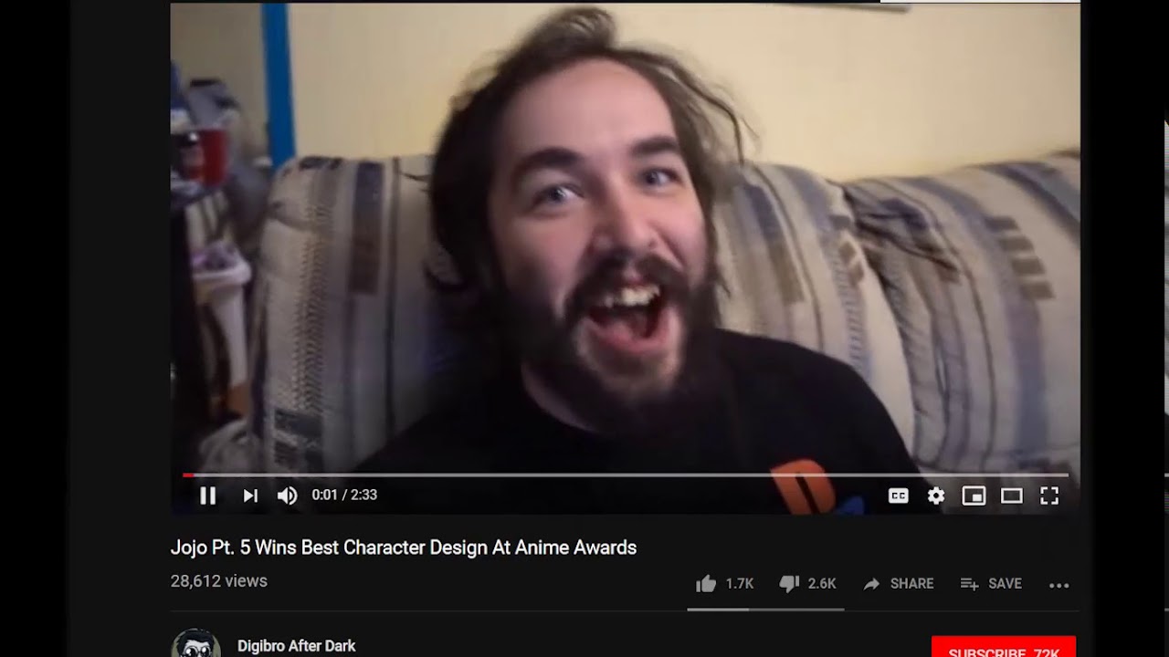 JoJo Part 5: Digibro's opinions on award shows #DigiForgot - YouTube