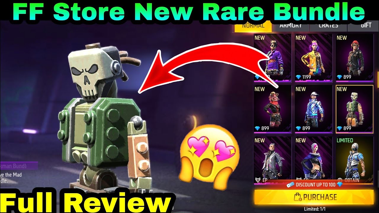 FF Store Which Bundle Is Best | Free Fire Store New Bundle Review | FF ...