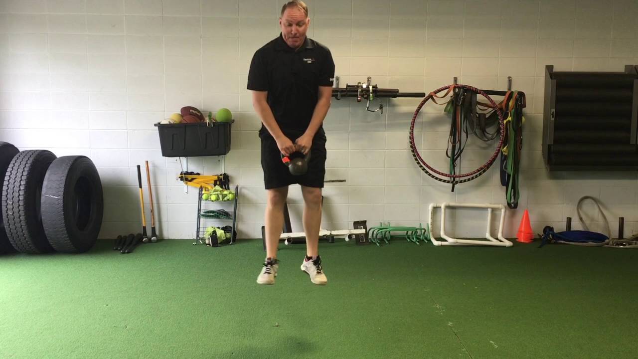 Kettlebell Jumps - YouTube