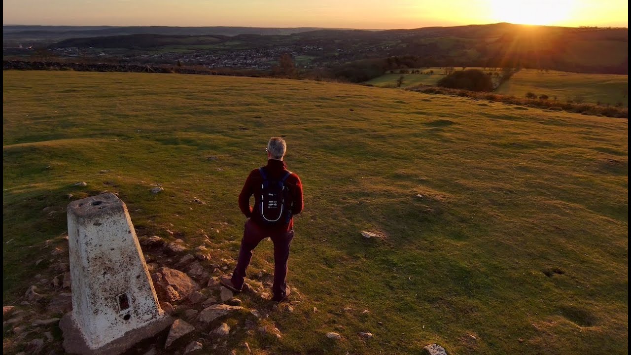 [Marsh] Sunrise hike from Wavering Down to Crook Peak [4K] - YouTube