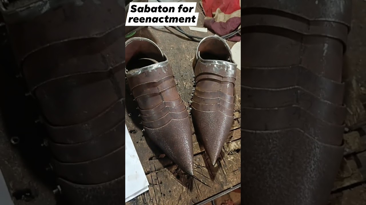 Medieval Sabaton Foot Armor pair - YouTube