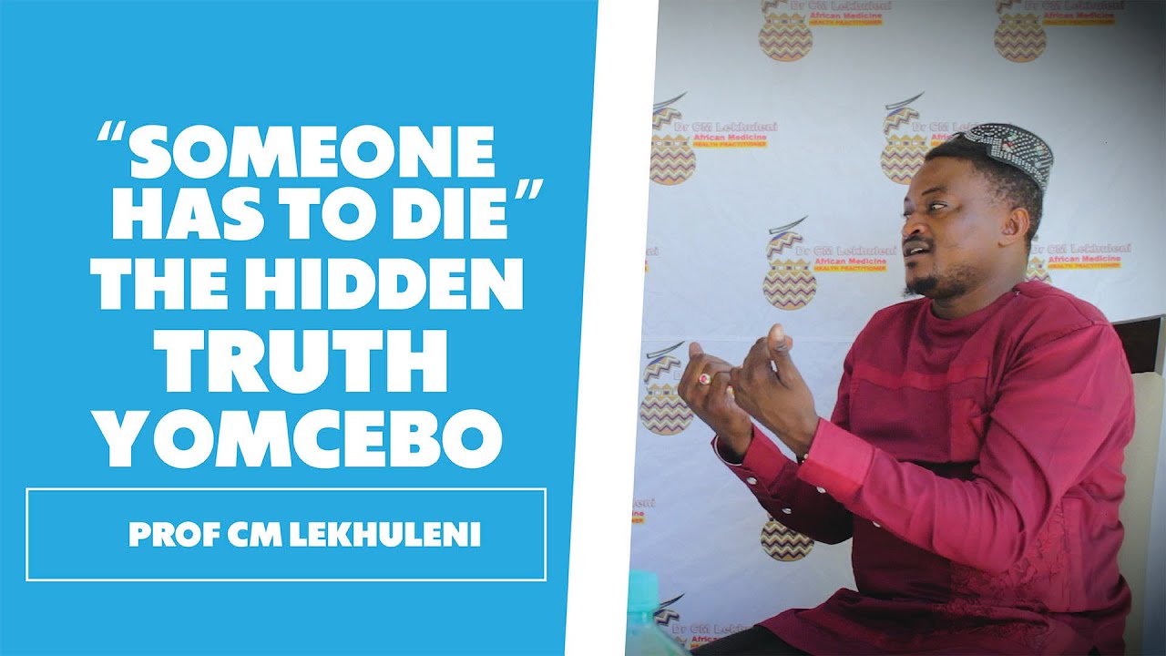 The Hidden Truth About Umcebo - Prof CM Lekhuleni - YouTube