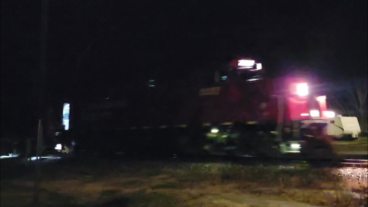 CP Rail Track Inspection Geometry train on the KCS Godfrey Sub 11/18/22 ...