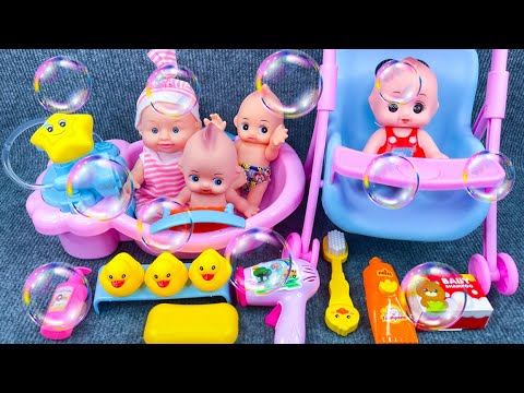7 Minutes Satisfying with Unboxing Bathtub Playset ASMR | Ella Unboxing ...
