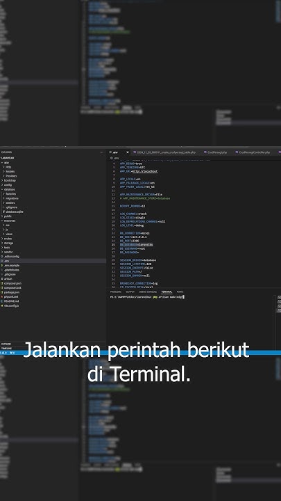 Migrasi Tabel di Laravel: Hubungkan Aplikasi Web dengan Database! - YouTube