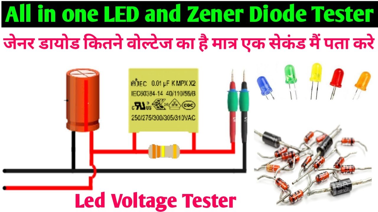 Zener Diode & LED Testing Made Easy: Find the Perfect Zener Diode Value ...
