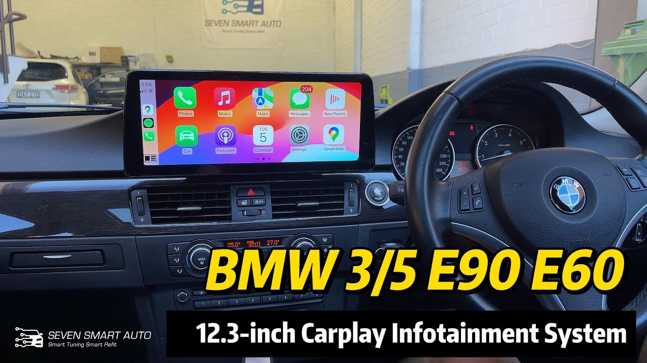 BMW 3/5 Series E90/E60 12.3" infotainment System Upgrade-CarPlay Show ...