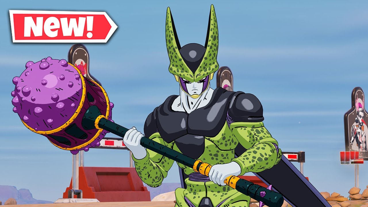 New CELL Skin Gameplay in Fortnite! (Dragon Ball Z) - YouTube