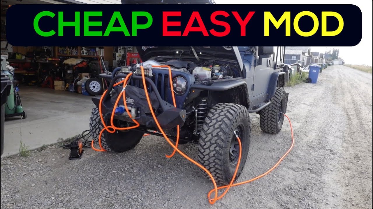 DIY 4 TIRE AIR UP TOOL | 4x4 tool - YouTube