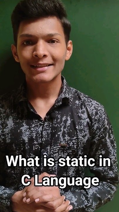 What Is Static Variable In C Part 1 Use Of Static Variable Static Variable Staticinc