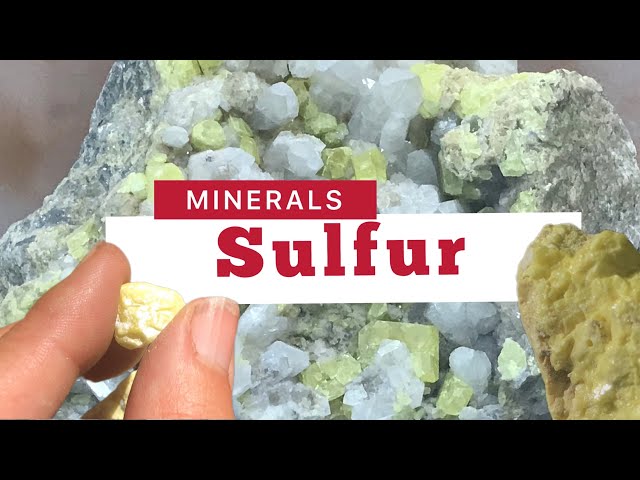 Sulfur Properties And Meaning Photos Crystal Information Sulfur