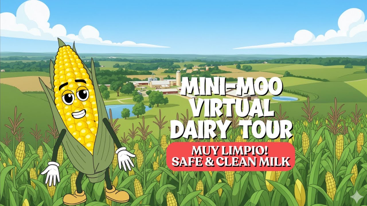 Mini Moo Virtual Dairy Tour: Muy Limpio! Safe & Clean Milk - YouTube